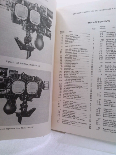 Continental C Series 4 Cylinder Aircraft Engines Models C75, C85, C90 ...