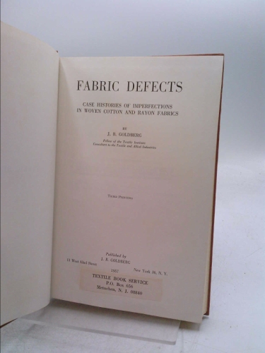 Fabric Defects Case Histories of Imperfections in Woven Cotton and ...