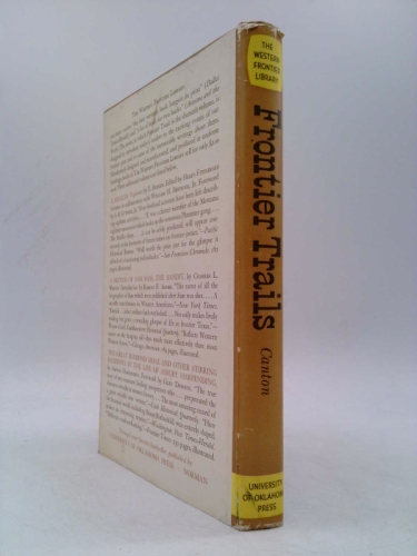 Frontier Trails by Frank M. Canton (1966-11-06): Very Good Hardcover ...