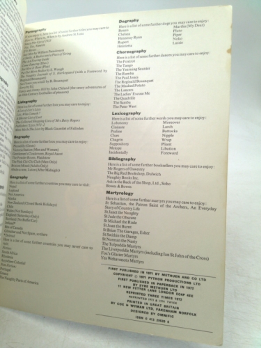 Monty Python's Big Red Book by Monty Python: Good Paperback ...