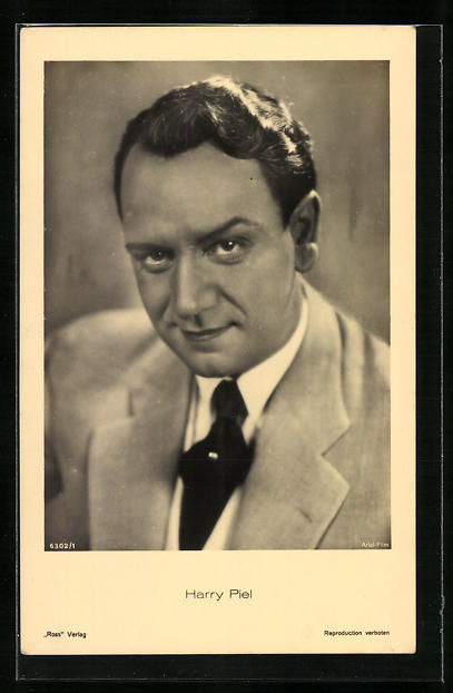 Ansichtskarte Schauspieler Harry Piel: Manuskript / Papierantiquität ...