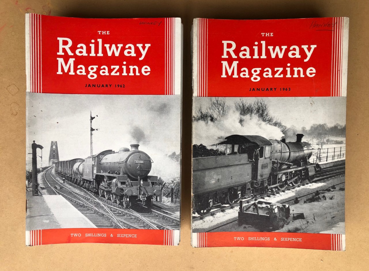 Railway Magazine: 22 Issues (Jan 1962 - Oct 1963, Vol. 108 No. 729-740 ...