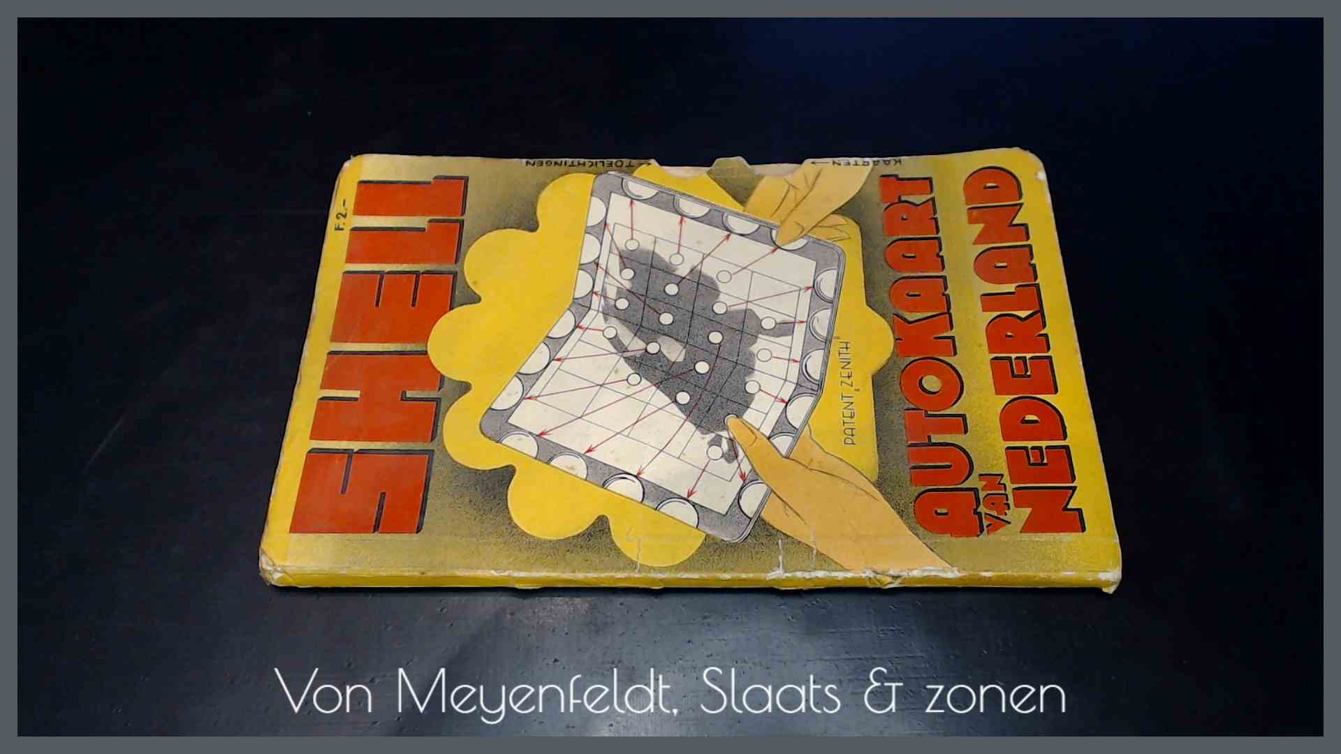 Shell autokaart van Nederland by Shell: Goede staat wrappers (1931 ...