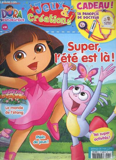 Dora l'exploratrice n°21 - Tous à la plage ! - jolis coquillages - jouons dans le sable - un ...