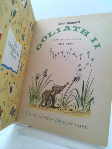 Walt Disney's Goliath II (Little golden books) by Peet, Bill: Very Good ...