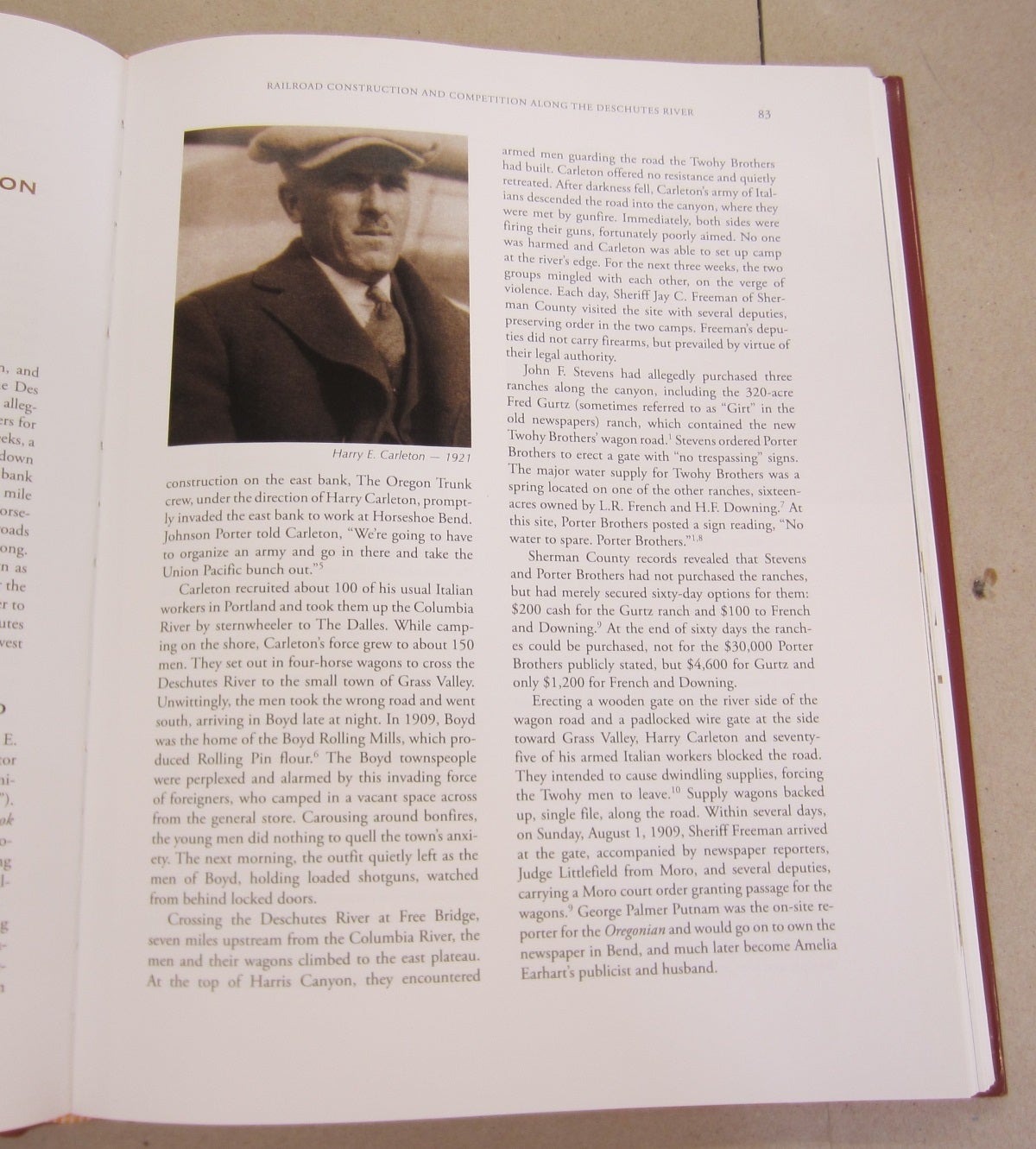 The Deschutes River Railroad War by Speroff, Leon: Hardcover (2007 ...