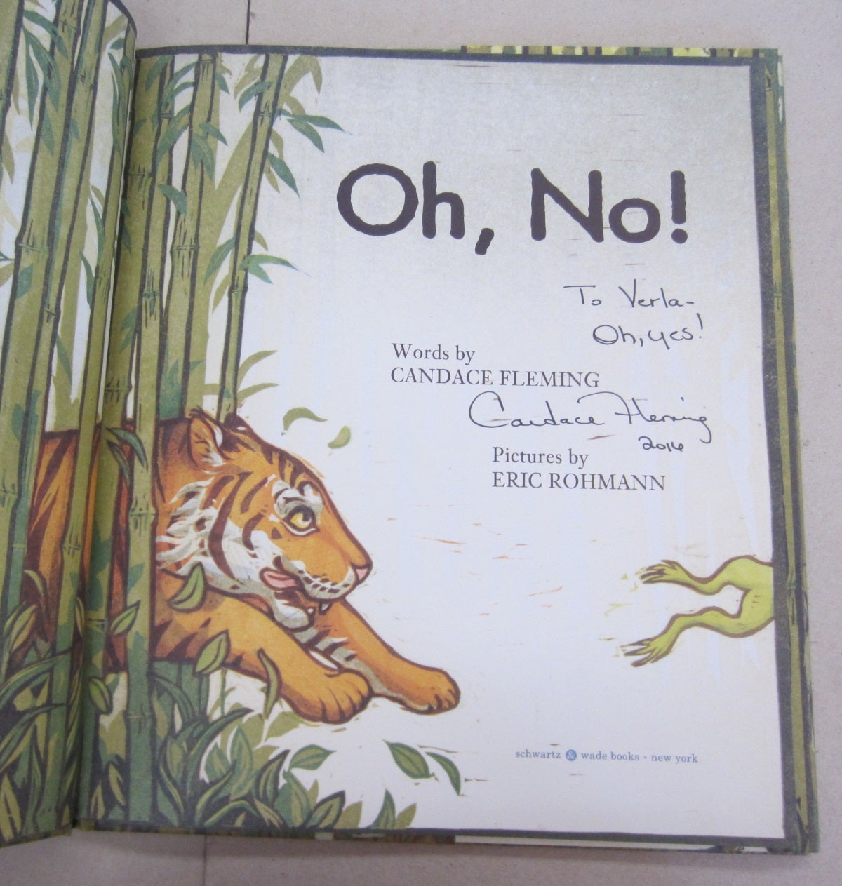 Oh, No! by Fleming, Candace; Eric Rohmann [illustrator]: Fine in Fine ...