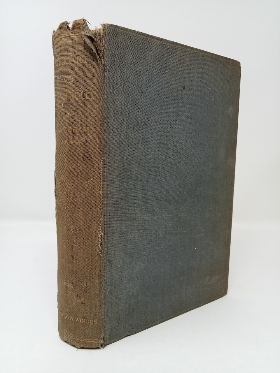 The Art of Being Ruled. by Wyndham Lewis.: Very Good | ROBIN SUMMERS ...