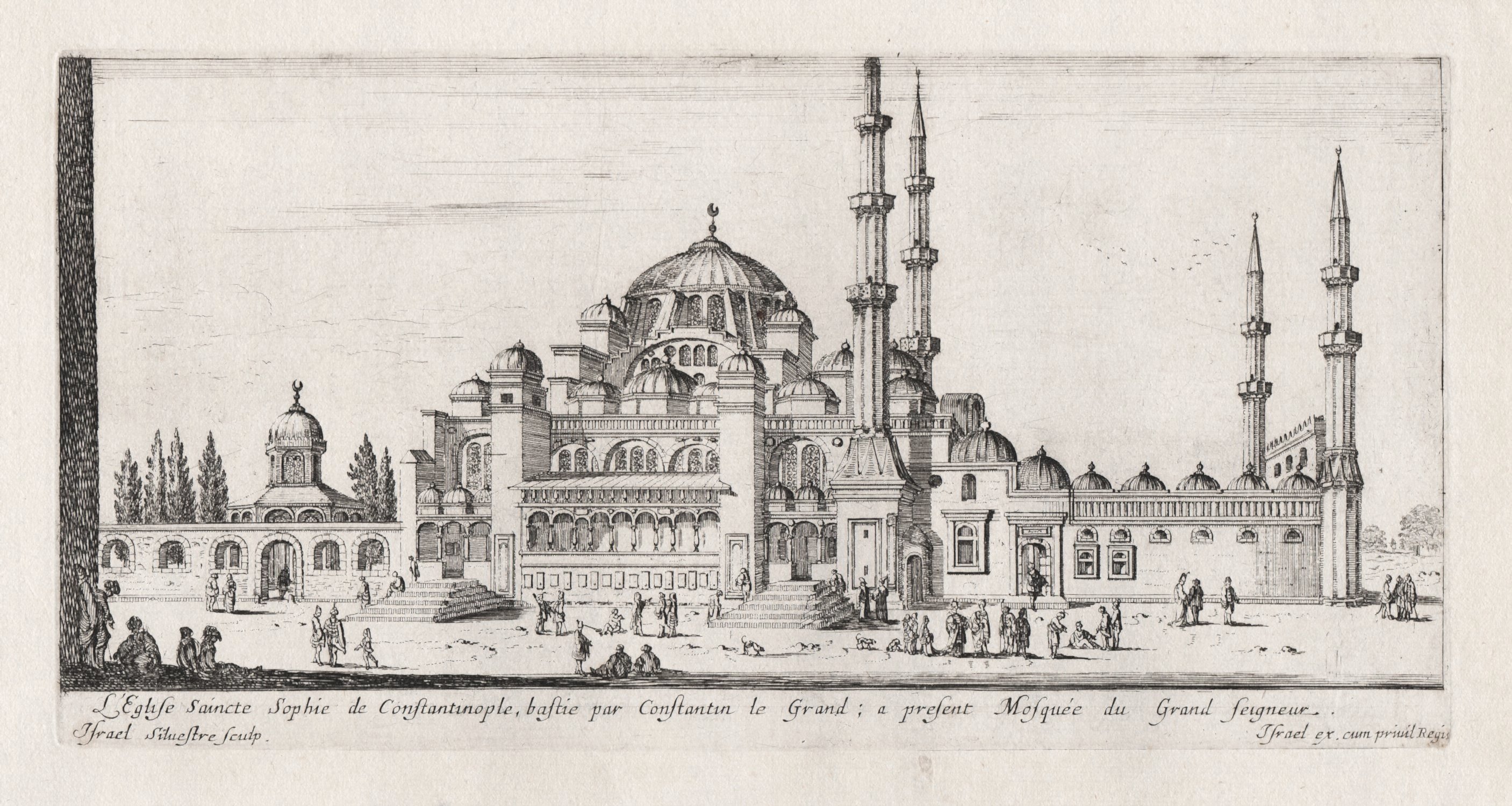 "L'Eglise Saincte Sophie de Constantinople, bastie par Constantin le ...