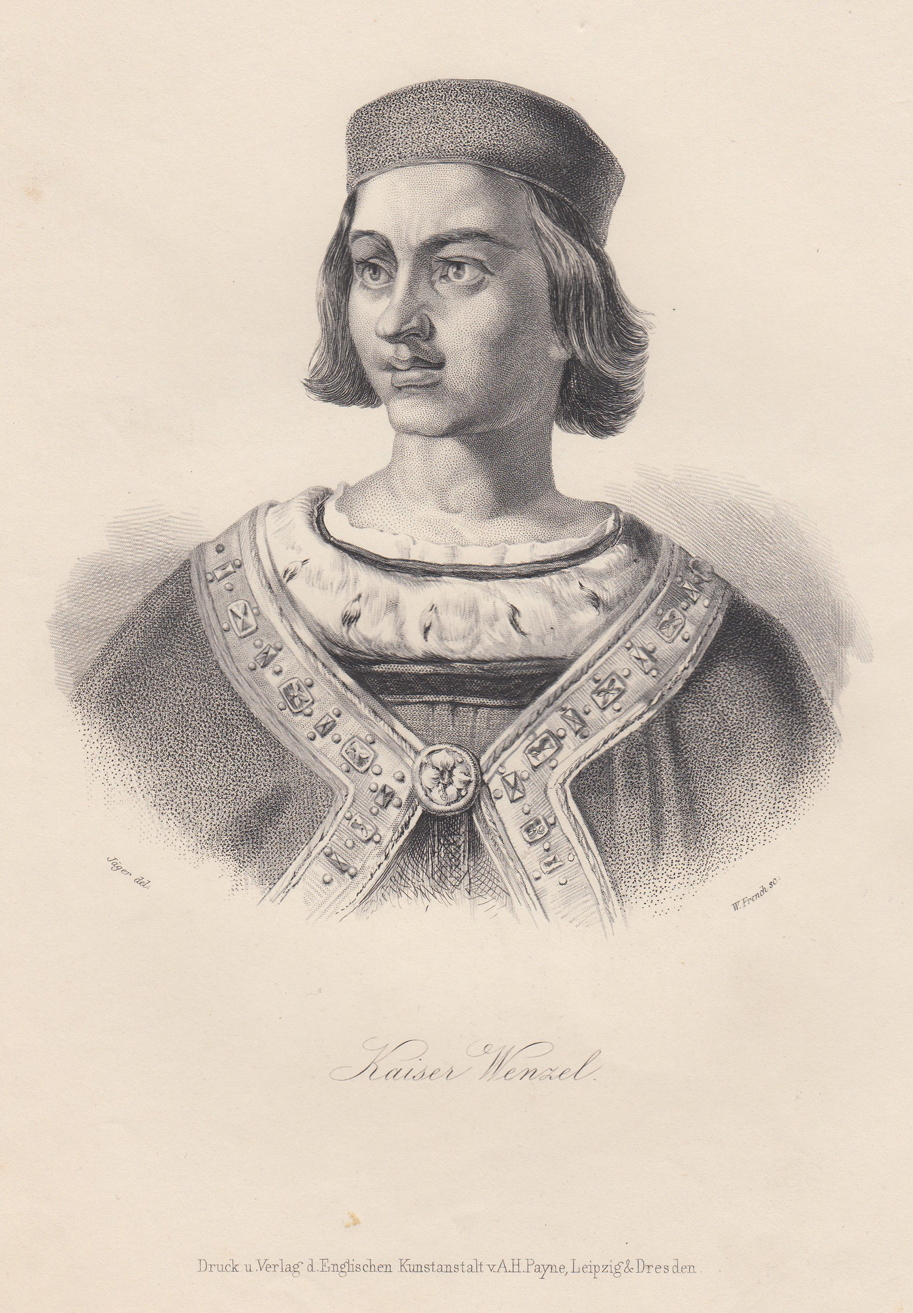 Karl IV. (Prag 14. 05. 1316 - 29. 11. 1378 Prag). Karl IV, getauft auf ...