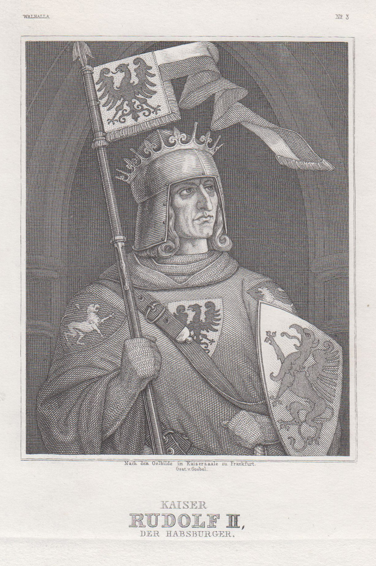 Rudolf II. (Wien 18. 07. 1552 - 20. 01. 1612 Prag). Kaiser des Heiligen ...