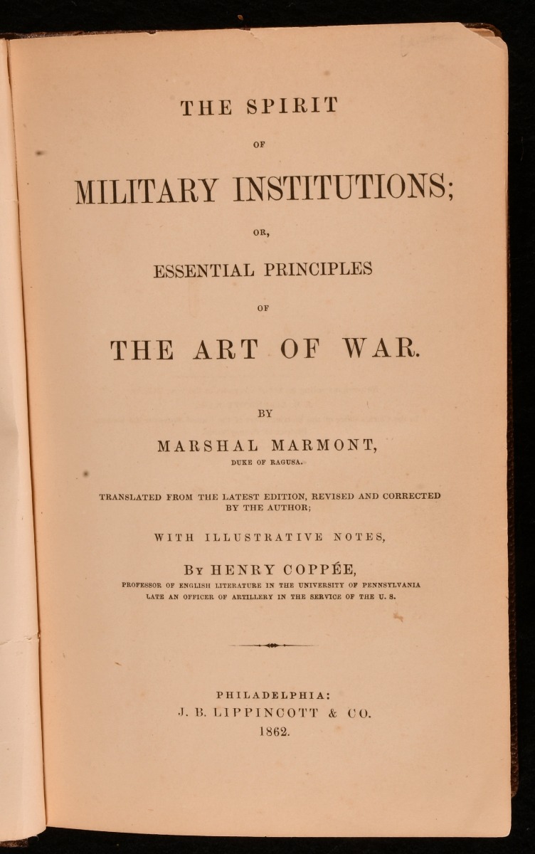 The Spirit of Military Institutions; or, Essential Principles of the ... The Spirit of Military Institutions; or, Essential Principles of the ...