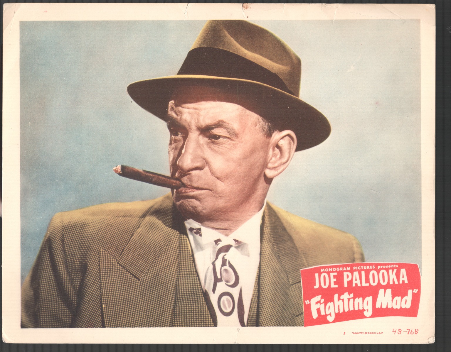 Joe Palooka Fighting Mad 11'x14' Lobby Card #5 Leon Errol: (1948 ...