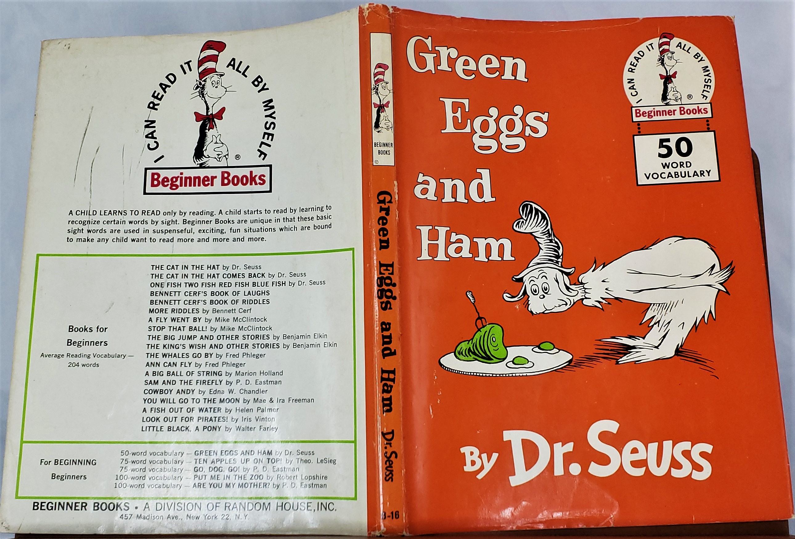 Green Eggs And Ham By Dr Seuss Fine Hardcover 1960 1st Edition