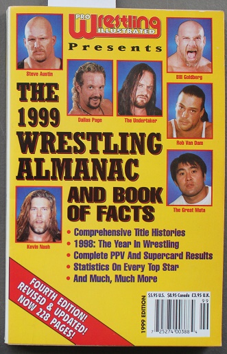 Pro Wrestling Illustrated 1999 Wrestling Almanac and Book of Facts ...