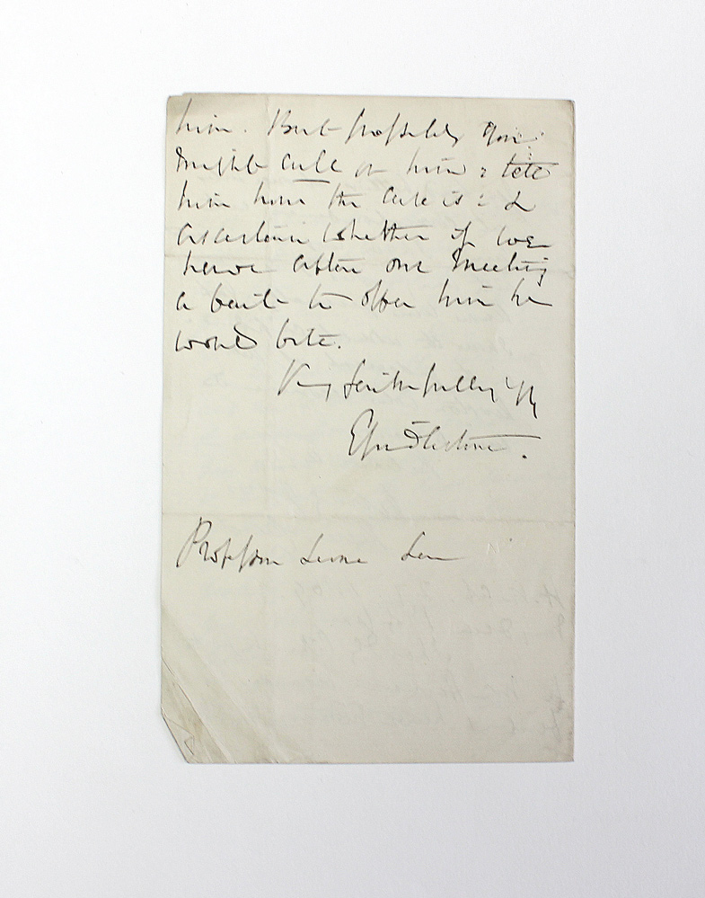 An Original Handwritten Letter Signed by Sir James Caird to Levi Leone ...
