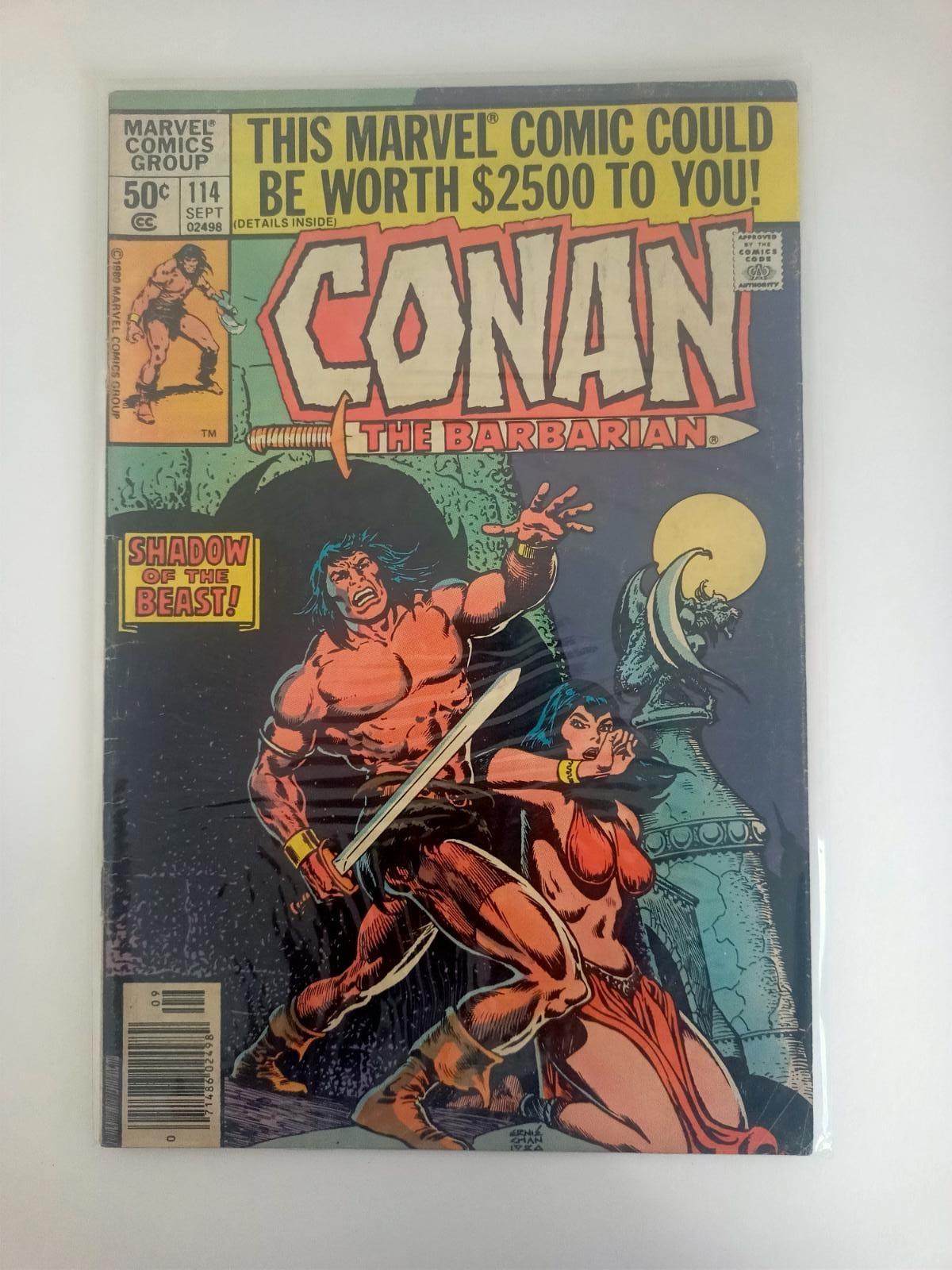CONAN the Barbarian: Shadow of the Beast! Número 114. de THOMAS, Roy ...