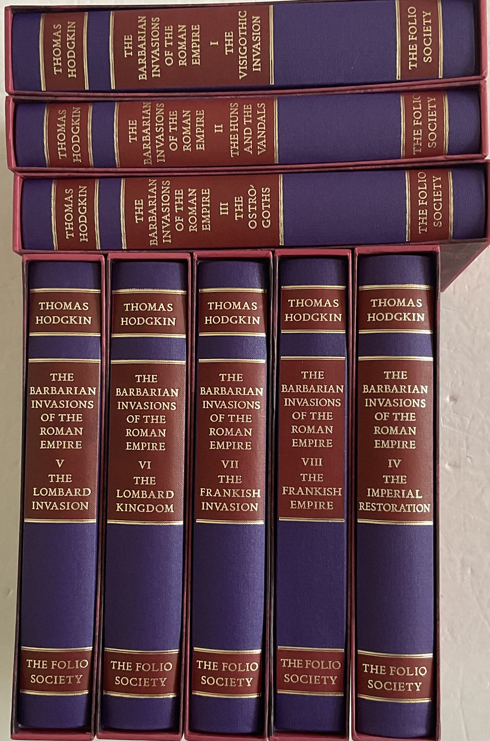 THE BARBARIAN INVASIONS OF THE ROMAN EMPIRE 8 VOLUME SET by Thomas ...