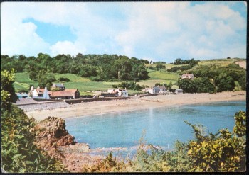 Jersey Postcard Anne Port Bay Behind Orrgueil Castle Channel Islands by ...