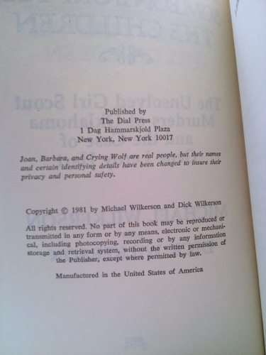 Someone cry for the children: The unsolved Girl Scout murders of ...