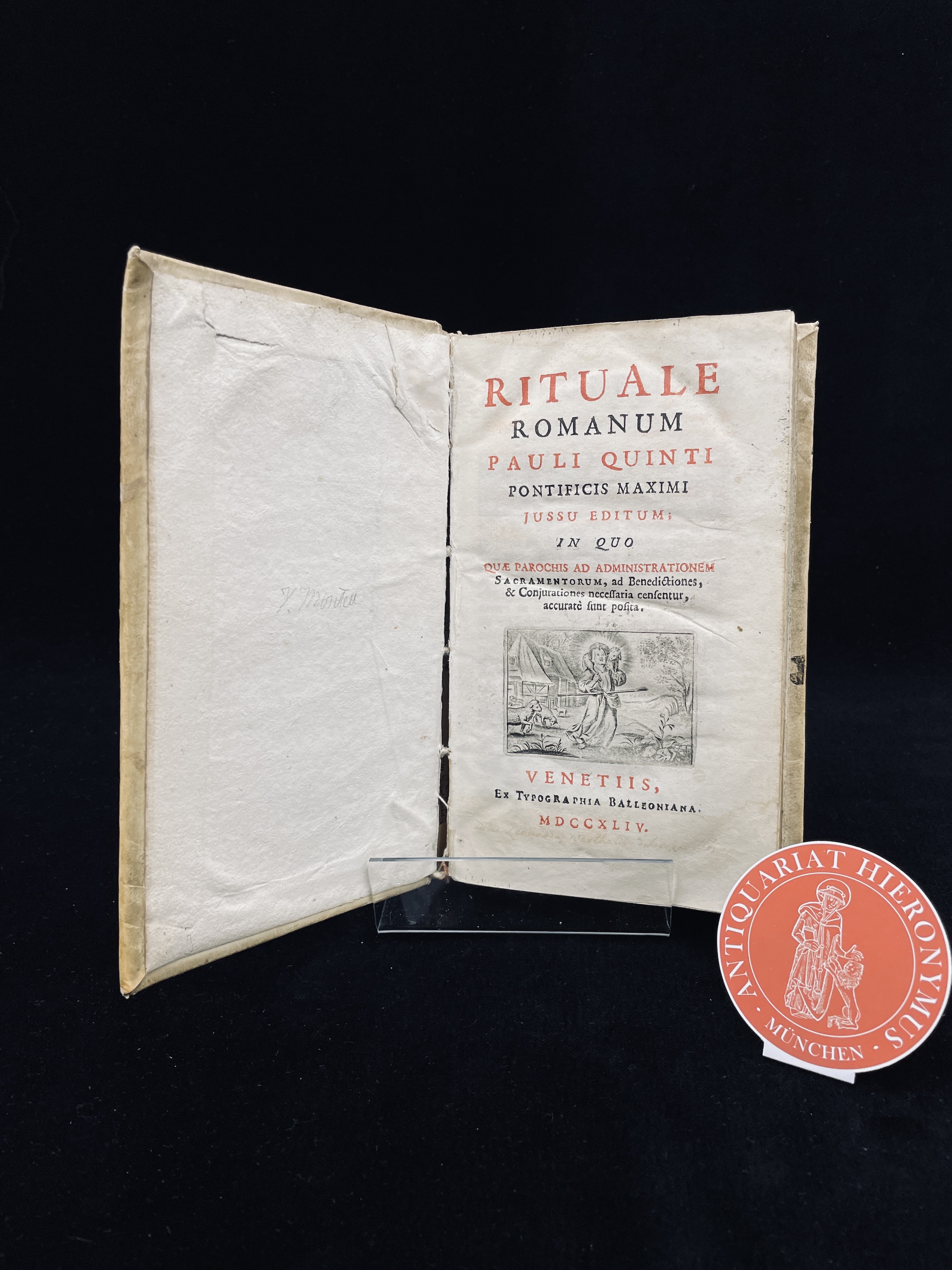 Rituale Romanum Pauli Quinti Pontificis Maximi jussu editum; in quoquae ...