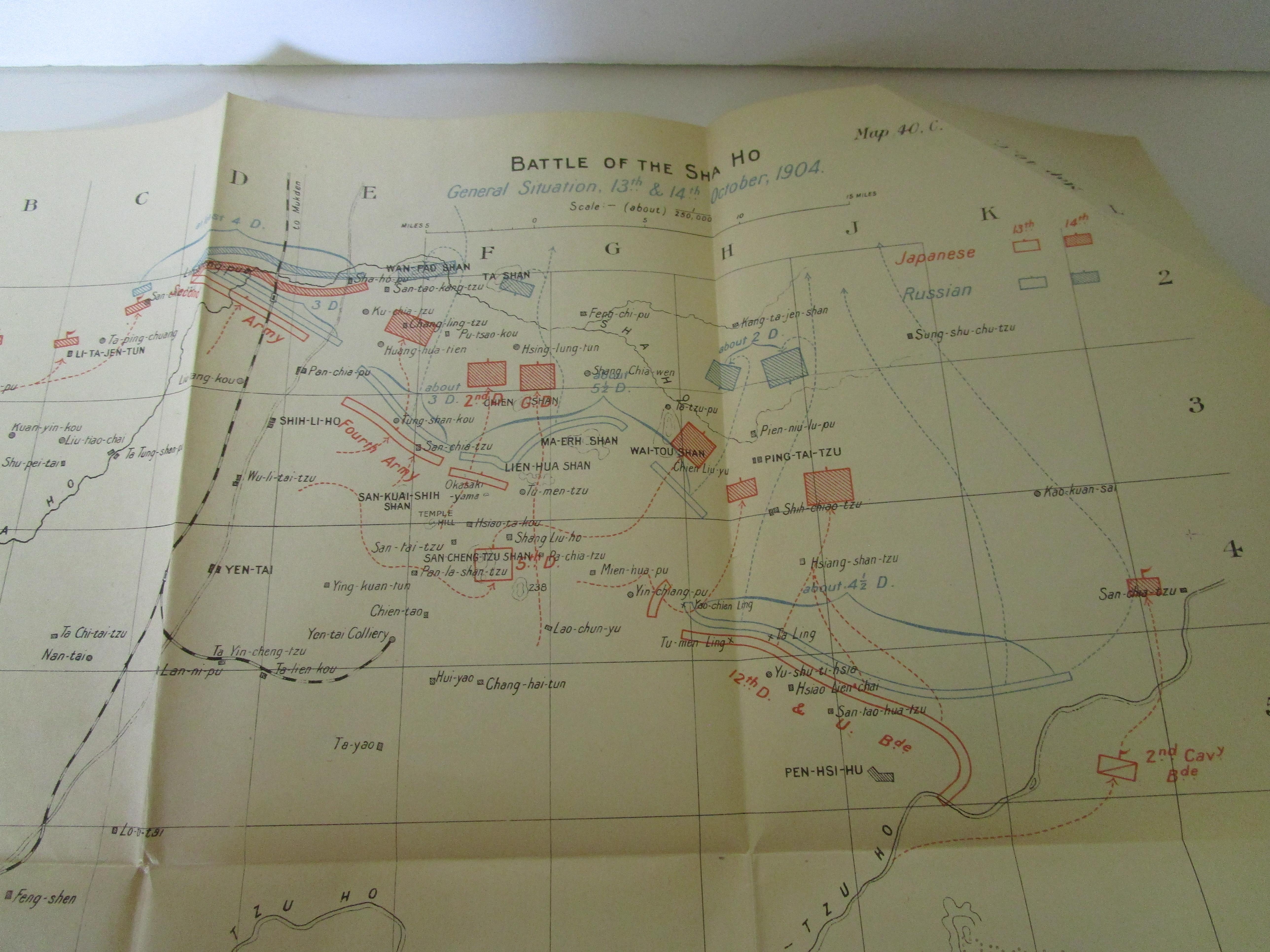 The Russo-Japanese War Vol. I. Maps: (1904) Map | The Book Corner