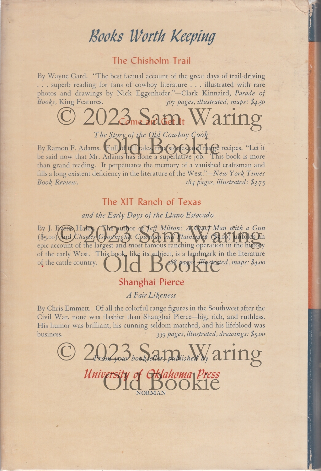 The book lover's Southwest ; a guide to good reading by Campbell ...