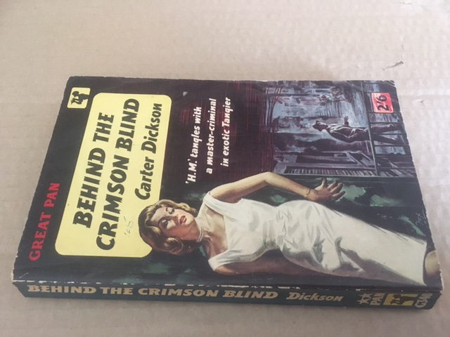 Behind the Crimson Blind by Dickson, Carter (Carr, John Dickson): Good ...