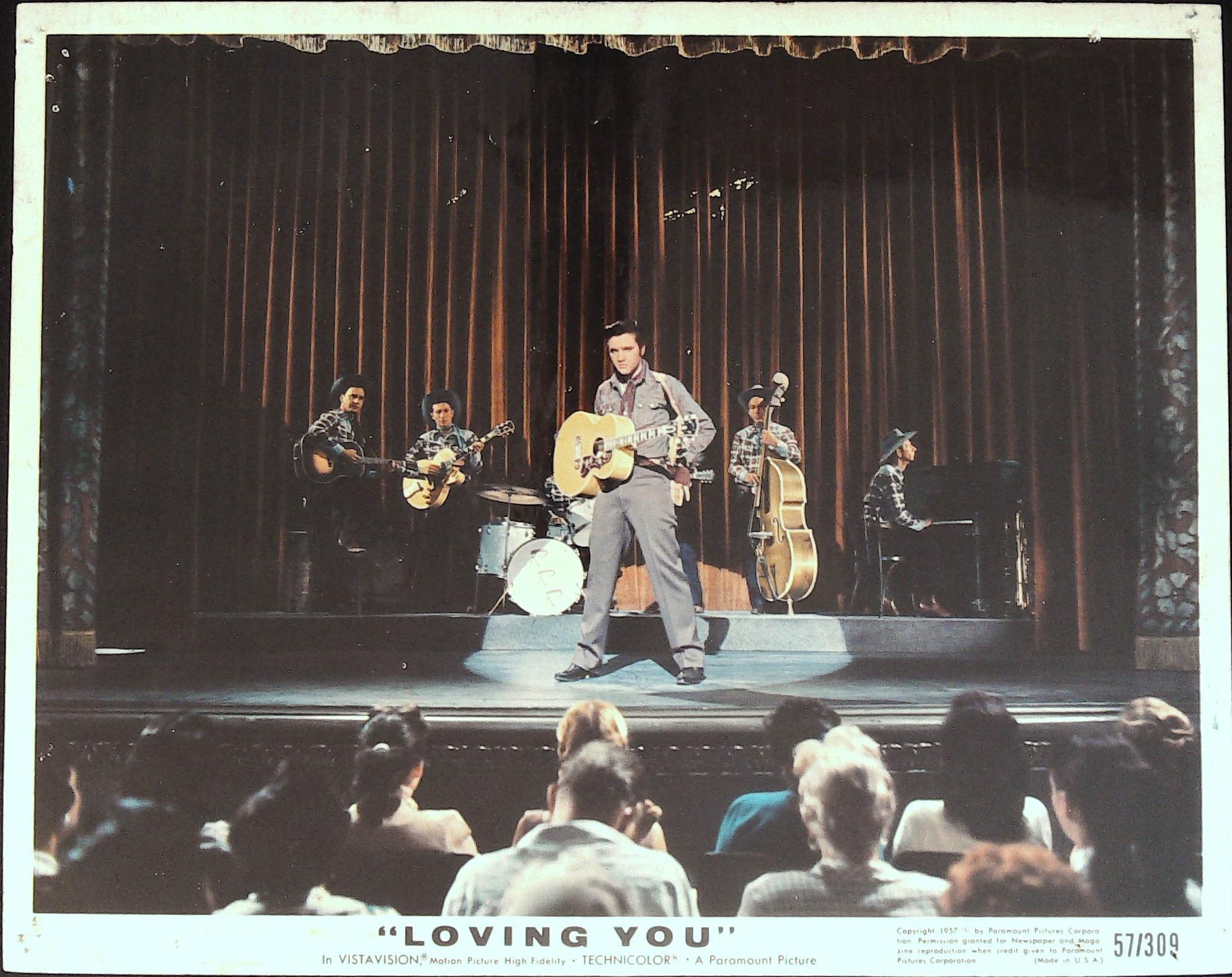 Loving You 8 X 10 Still 1957 Elvis Presley, Lizabeth Scott, Wendell ...