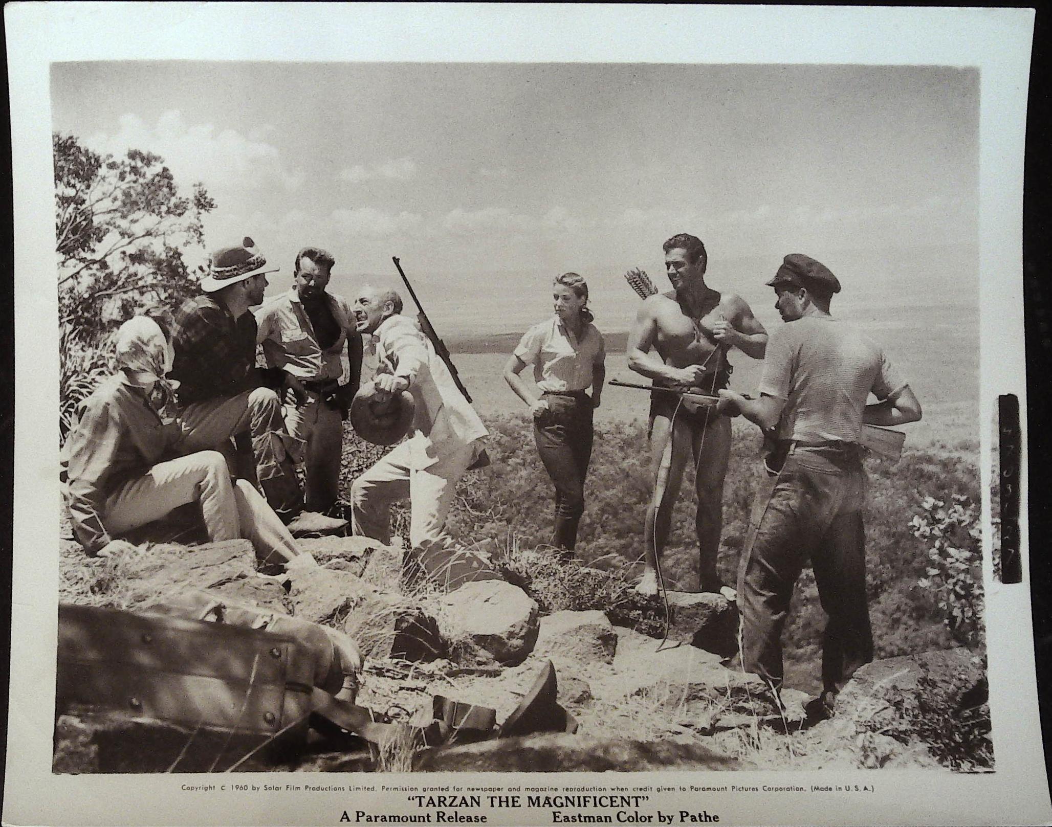 Tarzan the Magnificent 8 X 10 Still 1960 Gordon Scott, Jock Mahoney ...