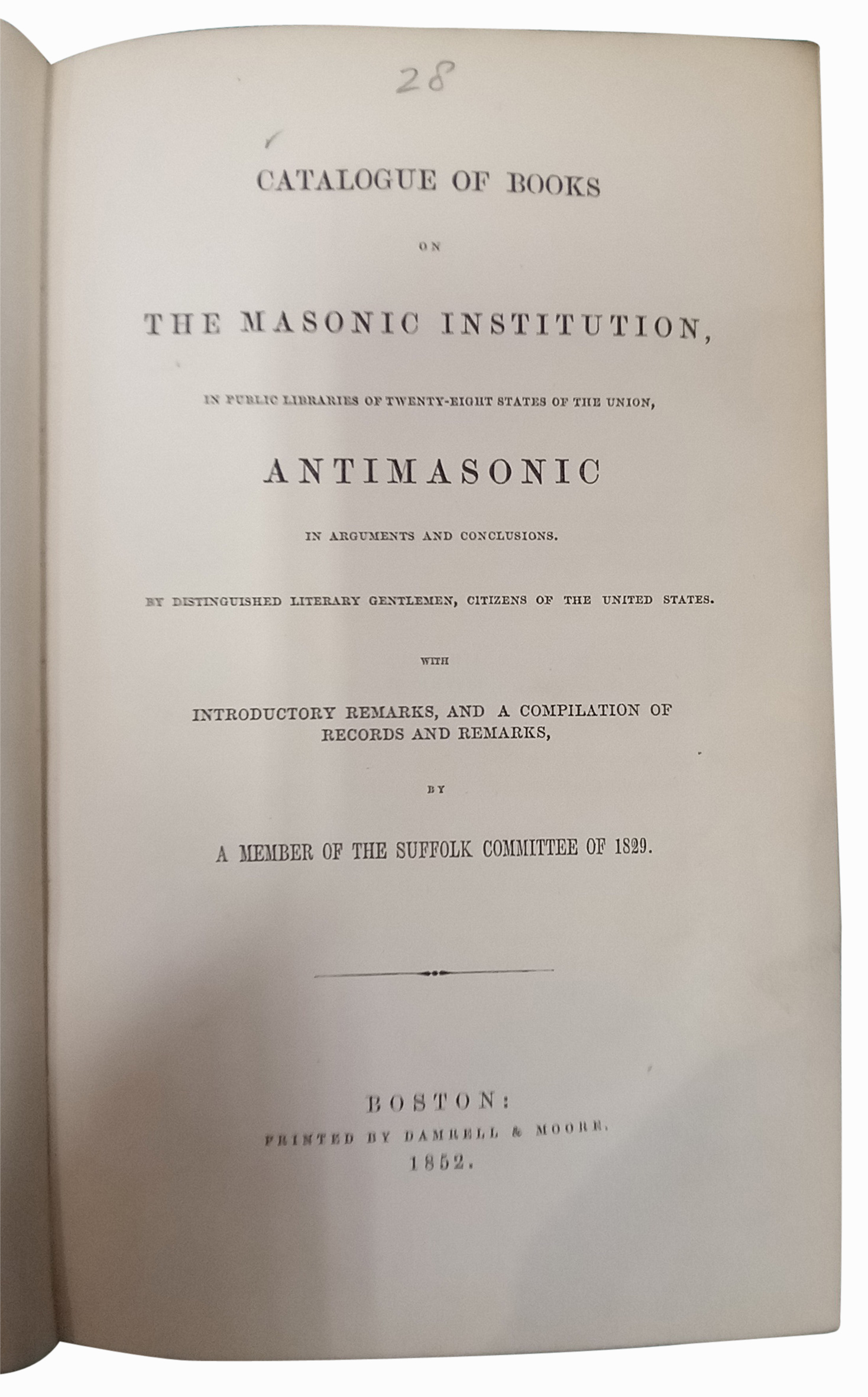 Secrets and Opposition: A Catalogue of Antimasonic Writings in American ...