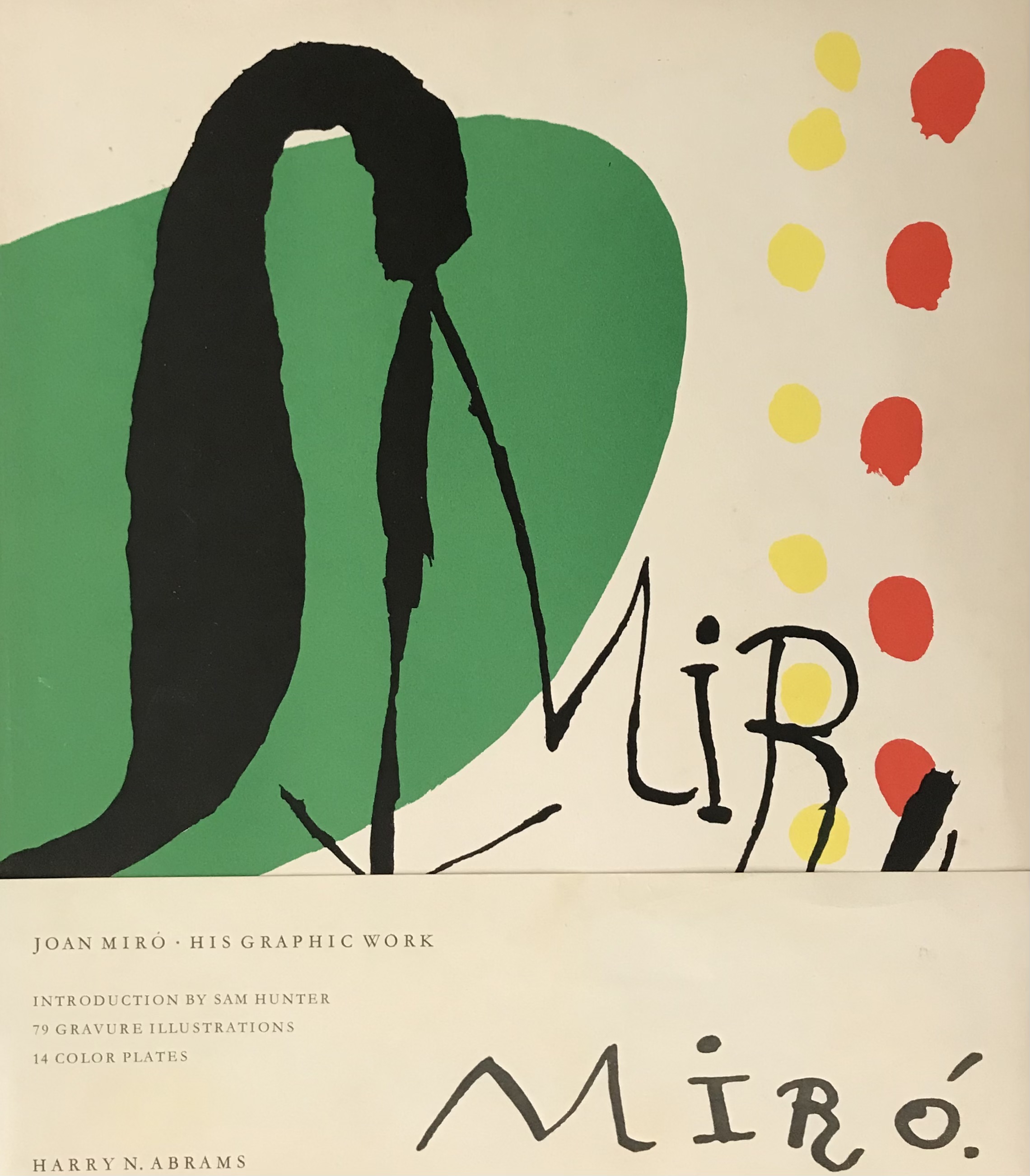 Joan Miro Graphic work 14 color plates 1958: Very Good Hardcover (1958 ...