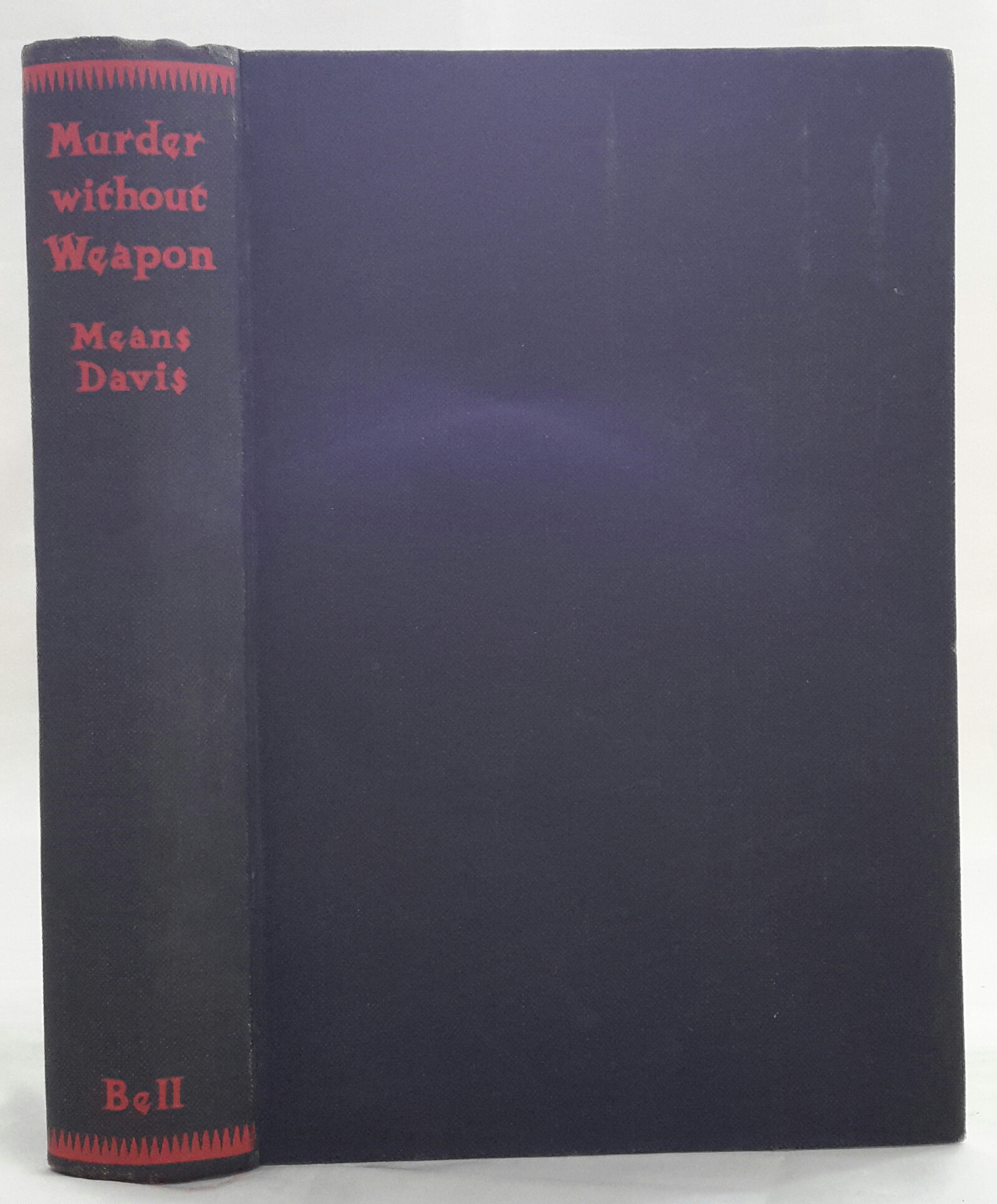 Murder Without Weapon. FIRST EDITION - WITH BEST TITLE PAGE EVER! by ...