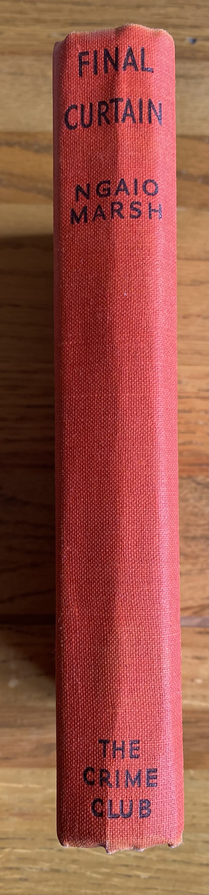 Final Curtain by MARSH NGAIO: Hard Cover (1947) First Edition. | James M Pickard, ABA, ILAB, PBFA.