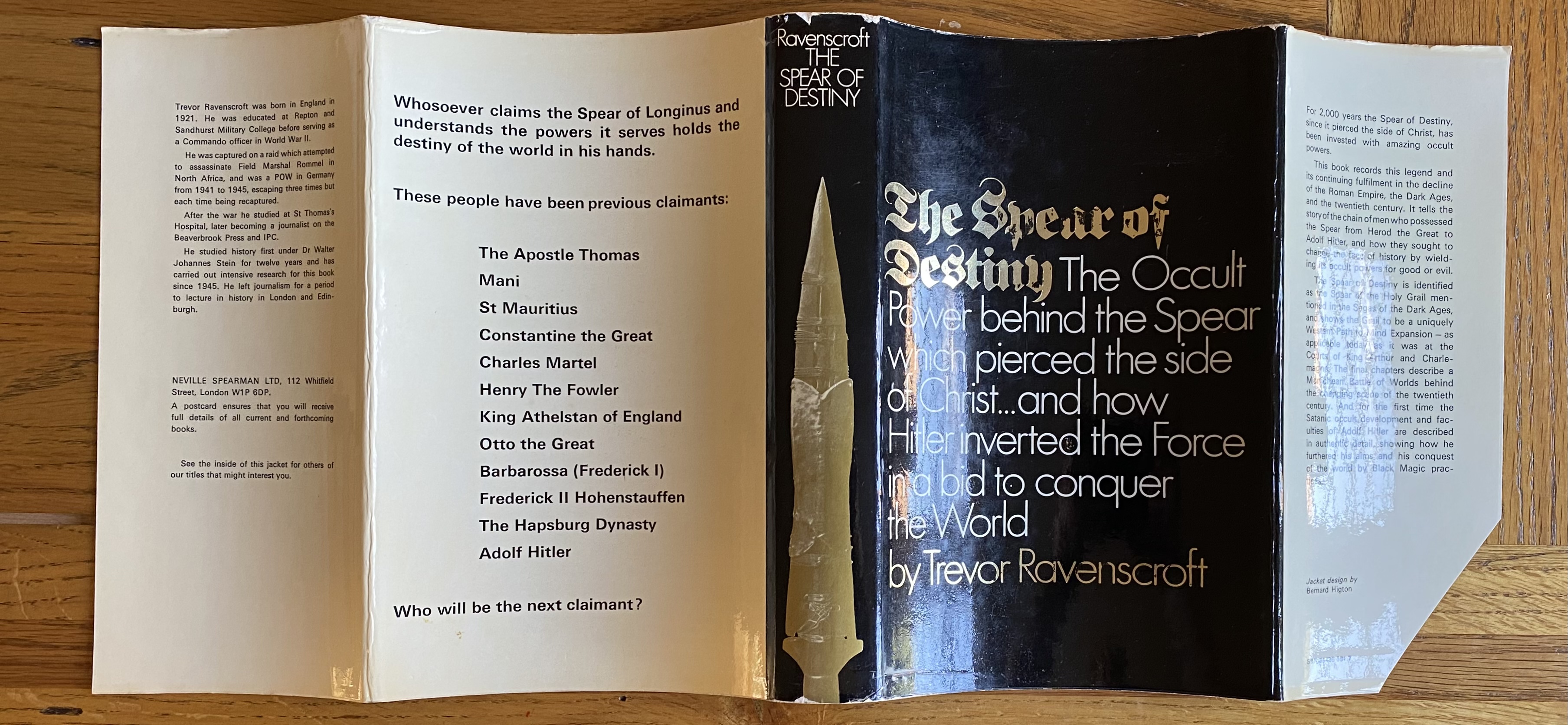 The Spear Of Destiny by Ravenscroft, Trevor: Hard Cover (1972) First ...