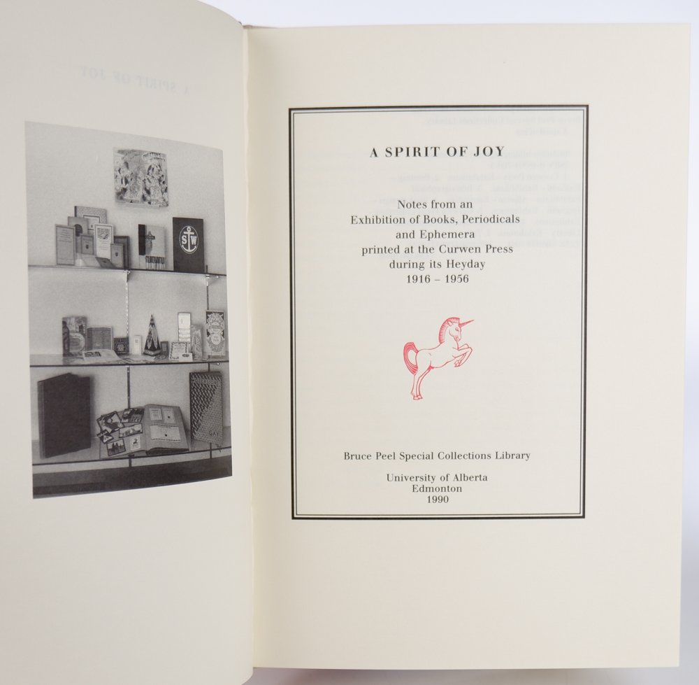 A Spirit of Joy : notes from an exhibition of books, periodicals and ...