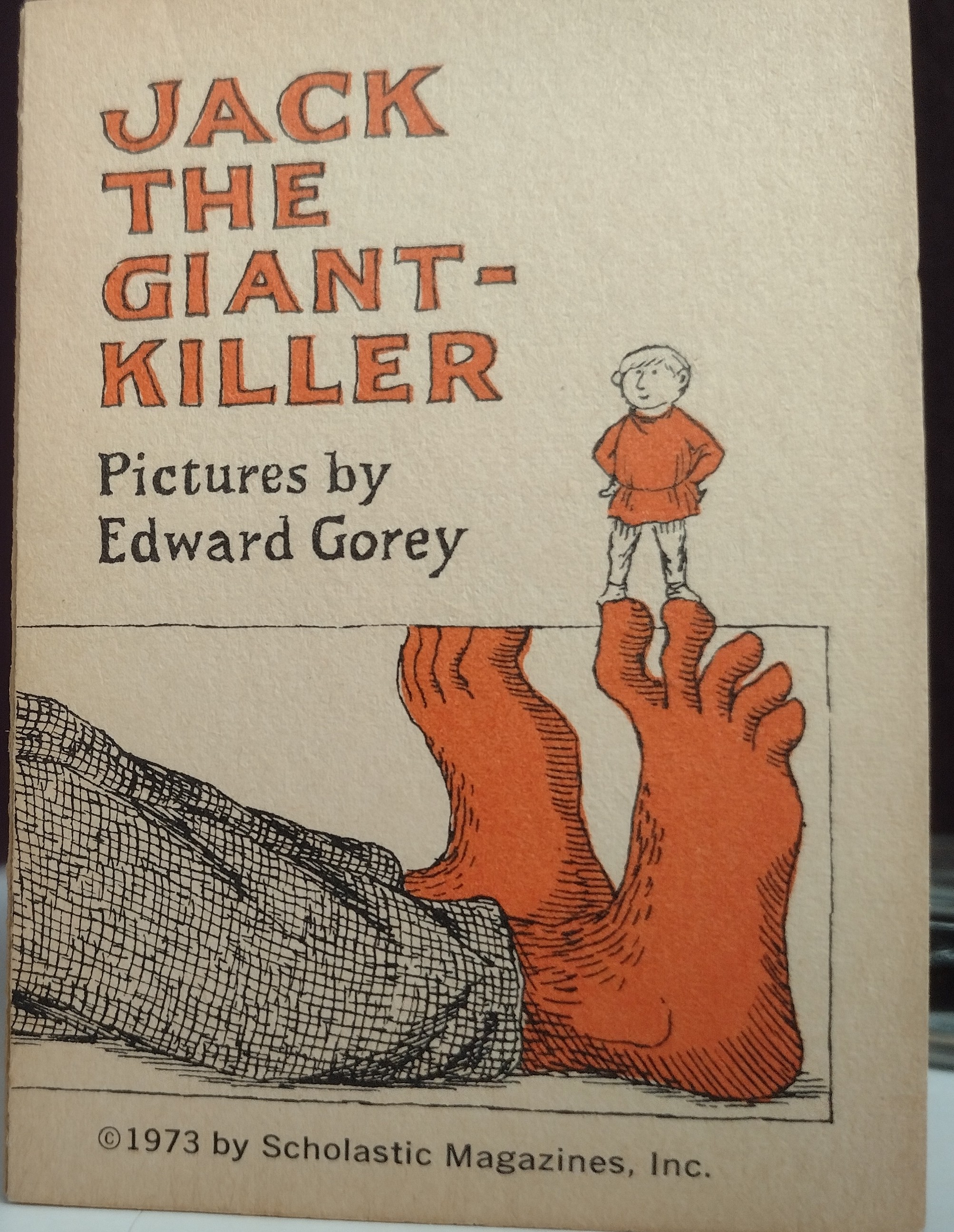 Jack the Giant-Killer by Gorey, Edward: Fine Soft cover (1973) 1st ...