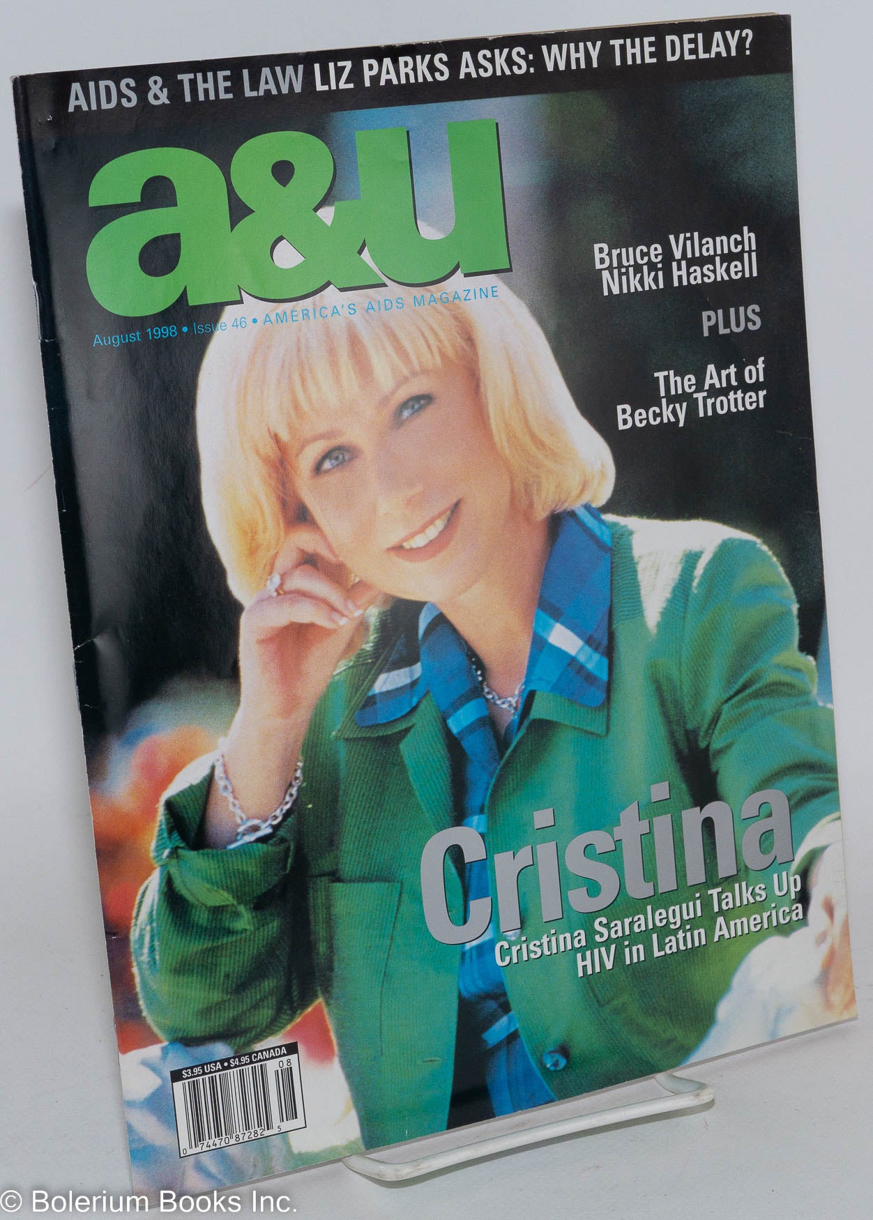 A & U: Art & Understanding; America's AIDS magazine; vol. 7, #8, issue ...