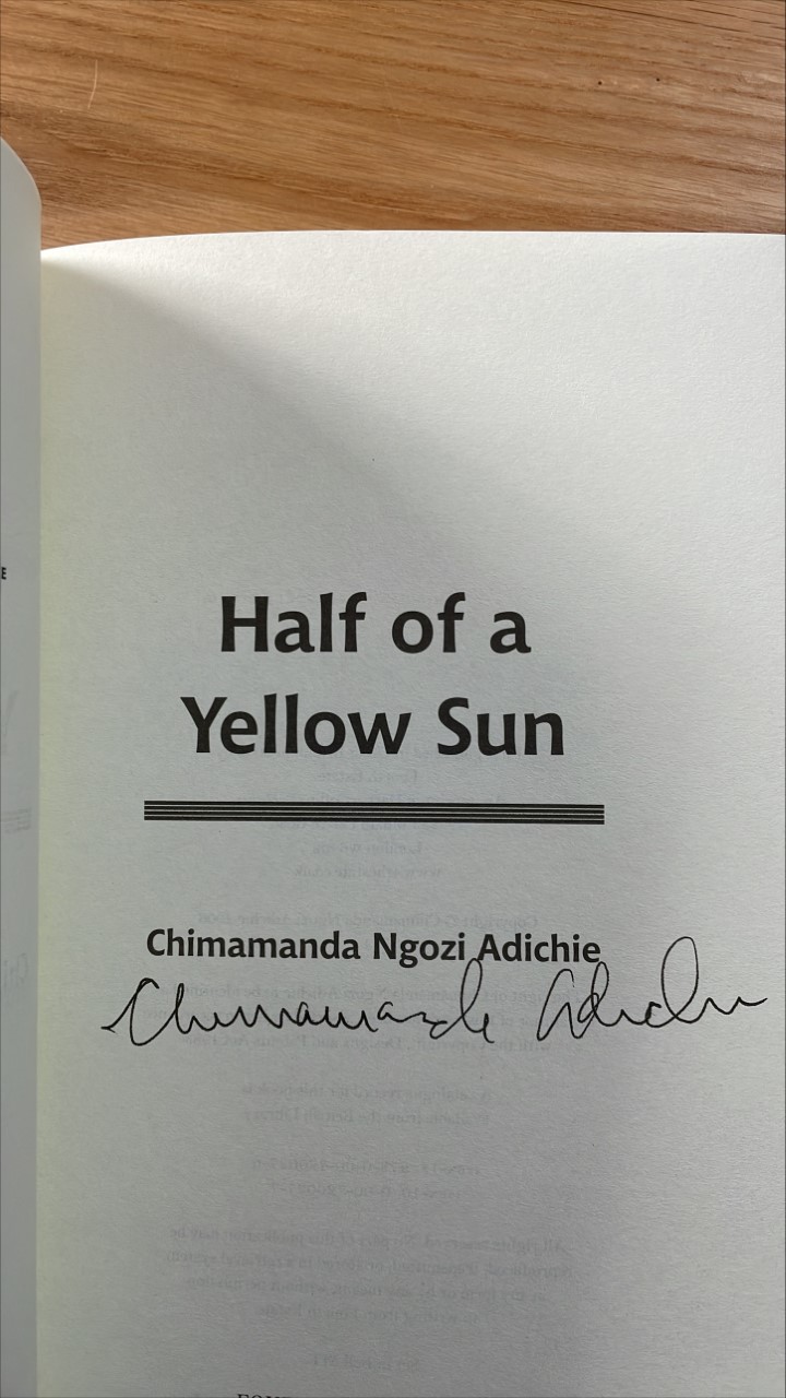 Half of a Yellow Sun. Signed, numbered, limited, slipcased UK first ...
