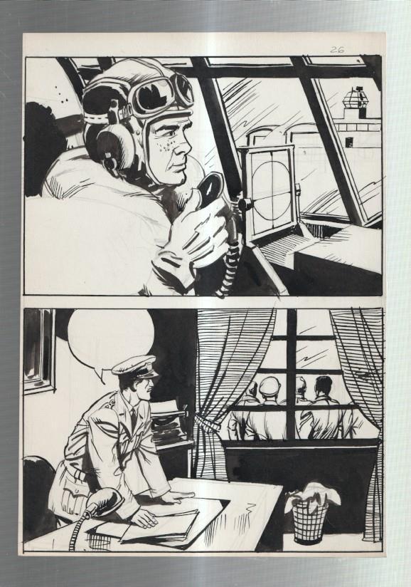 Dibujo Original: Tema Belico numerado 037/03 en trasera: Arte / Grabado ...