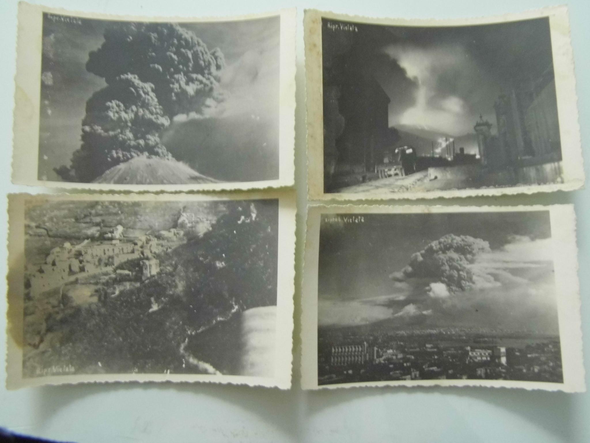 Fotografie "ERUZIONE DEL VESUVIO NAPOLI 1944" by Anonimo: (1944) prima ...