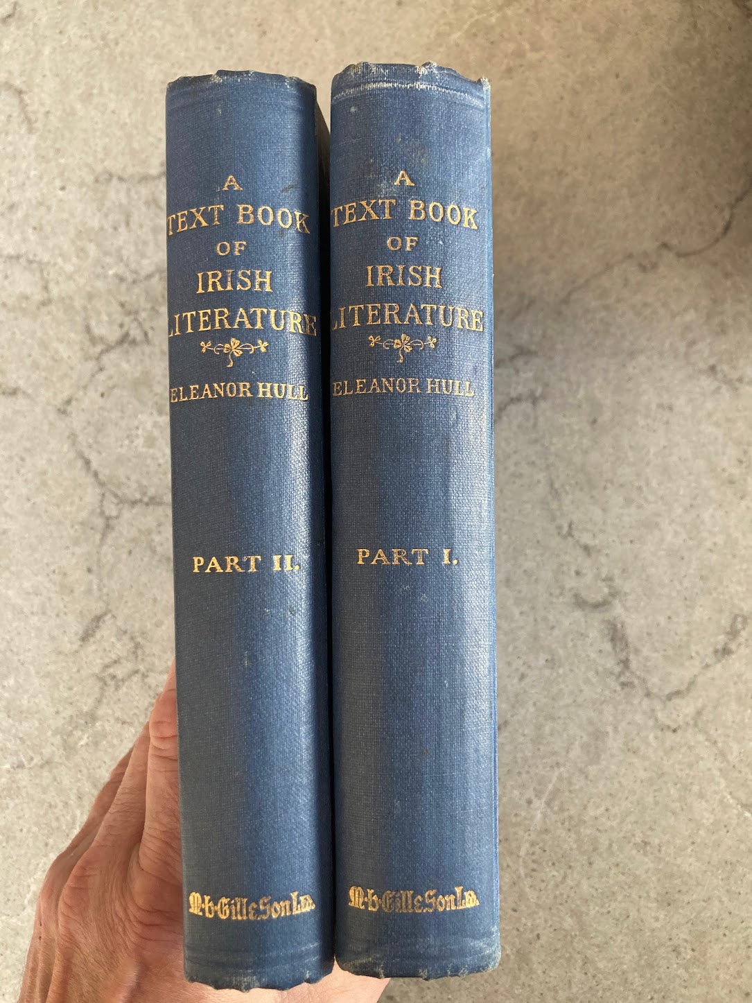 A Text Book of Irish Literature, Parts I and II by Eleanor Hull: Very ...