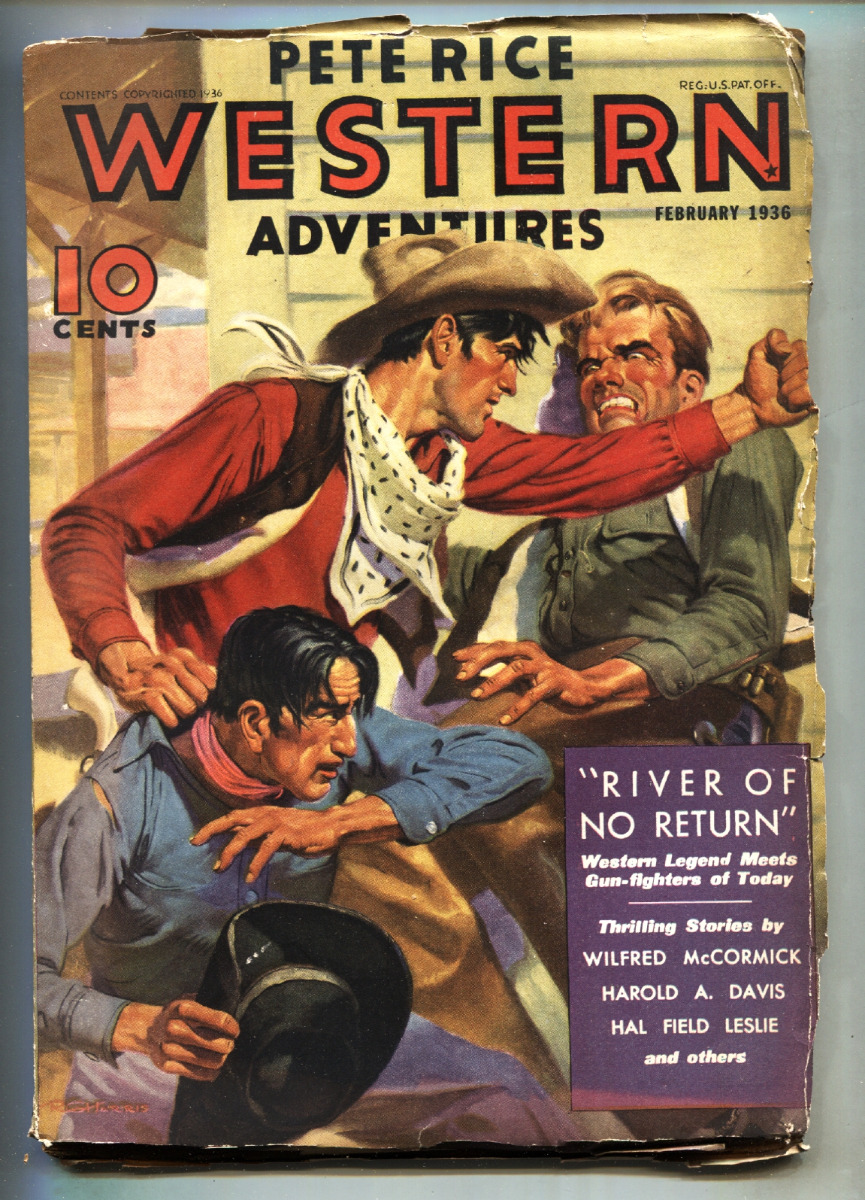 Pete Rice February 1936- Street and Smith pulp- R.G. Harris-Western ...