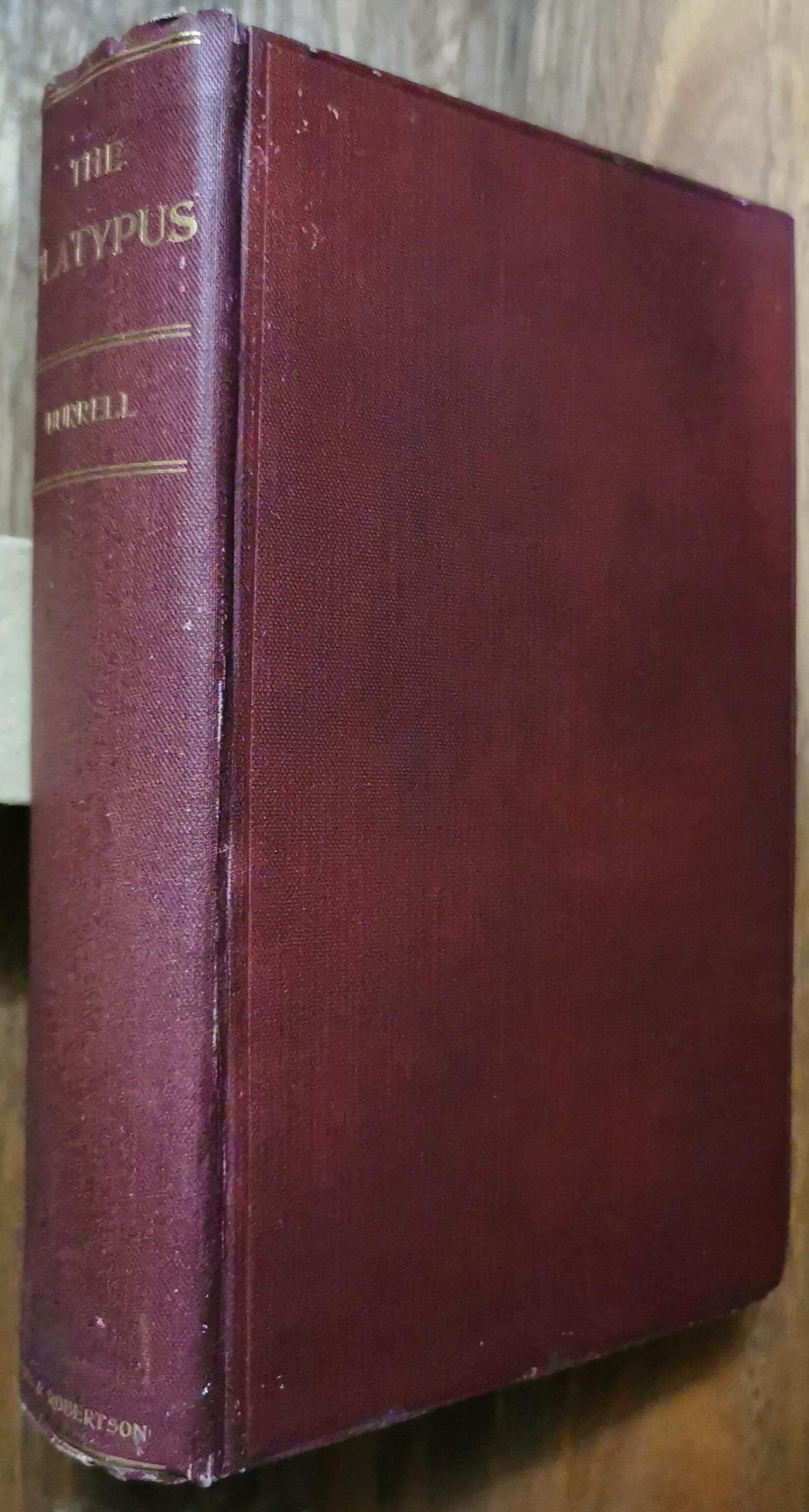 The Platypus. Its Discovery, Zoological Position, Form and ...