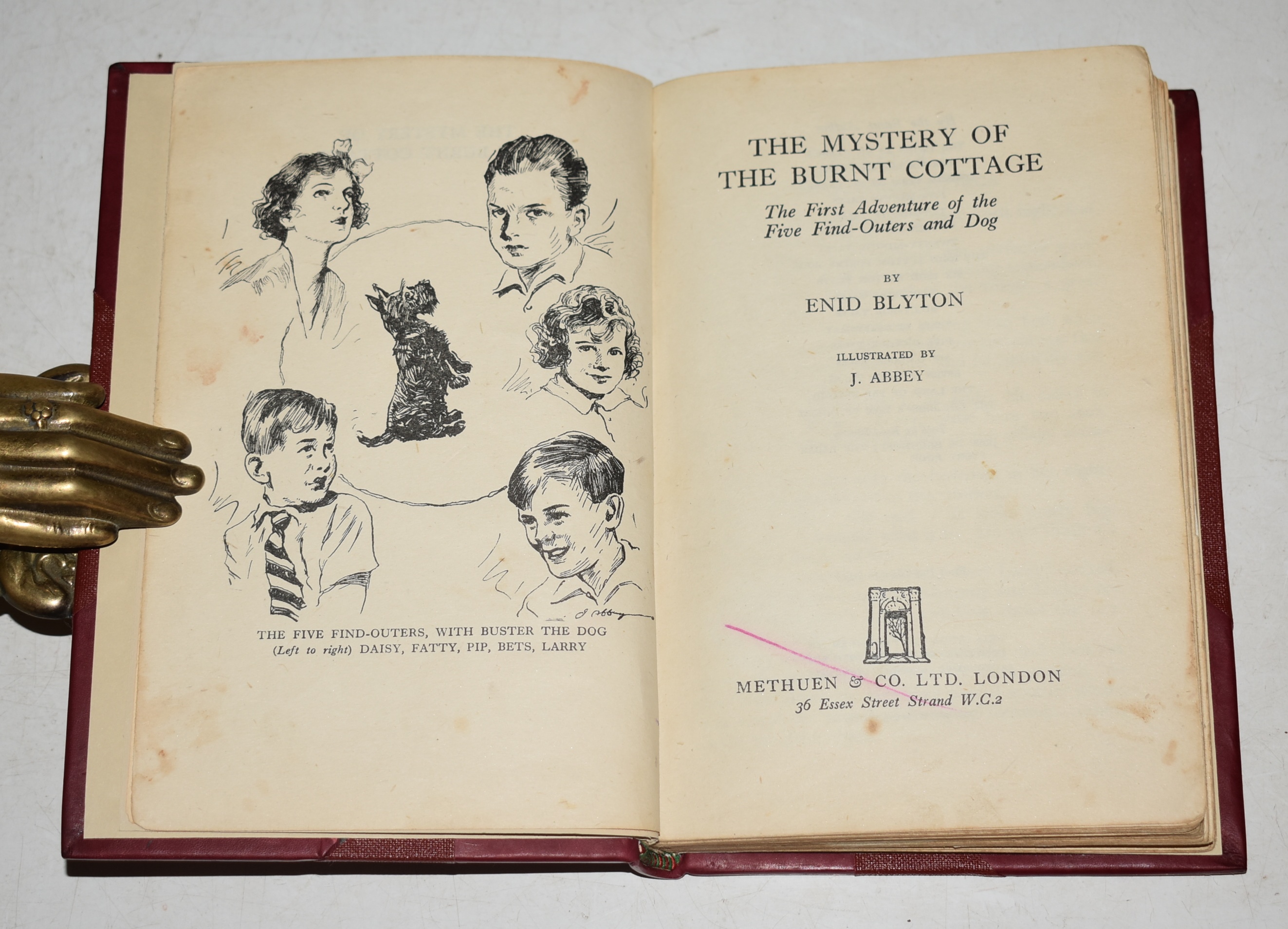 The Mystery Of The Burnt Cottage. The First Adventure of the Five Find ...