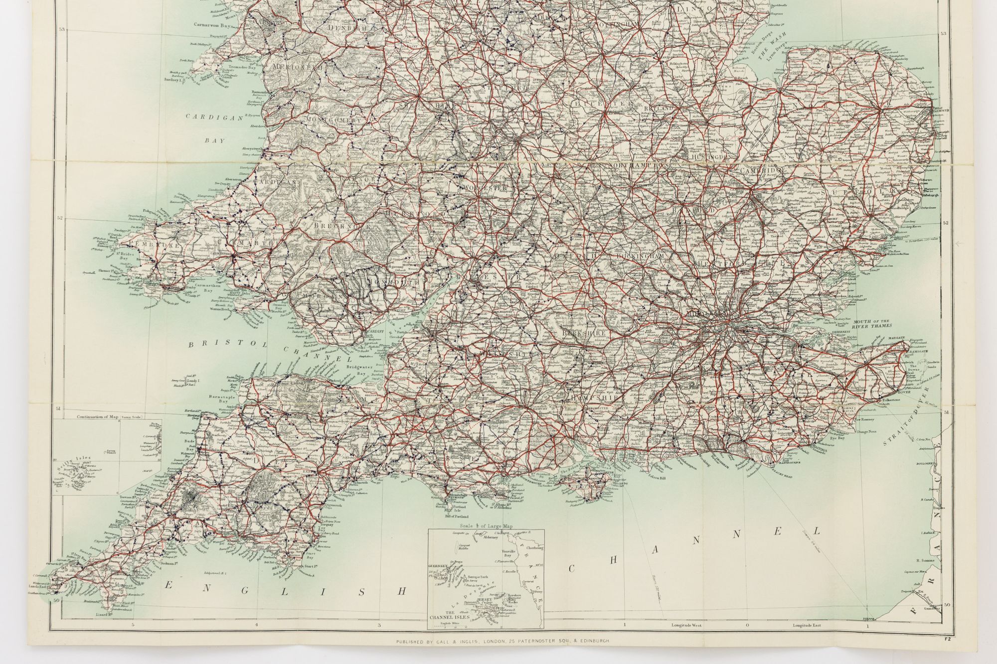 The 'Safety' Cycling Map of England . A Key Map to the Cycling Roads by ...
