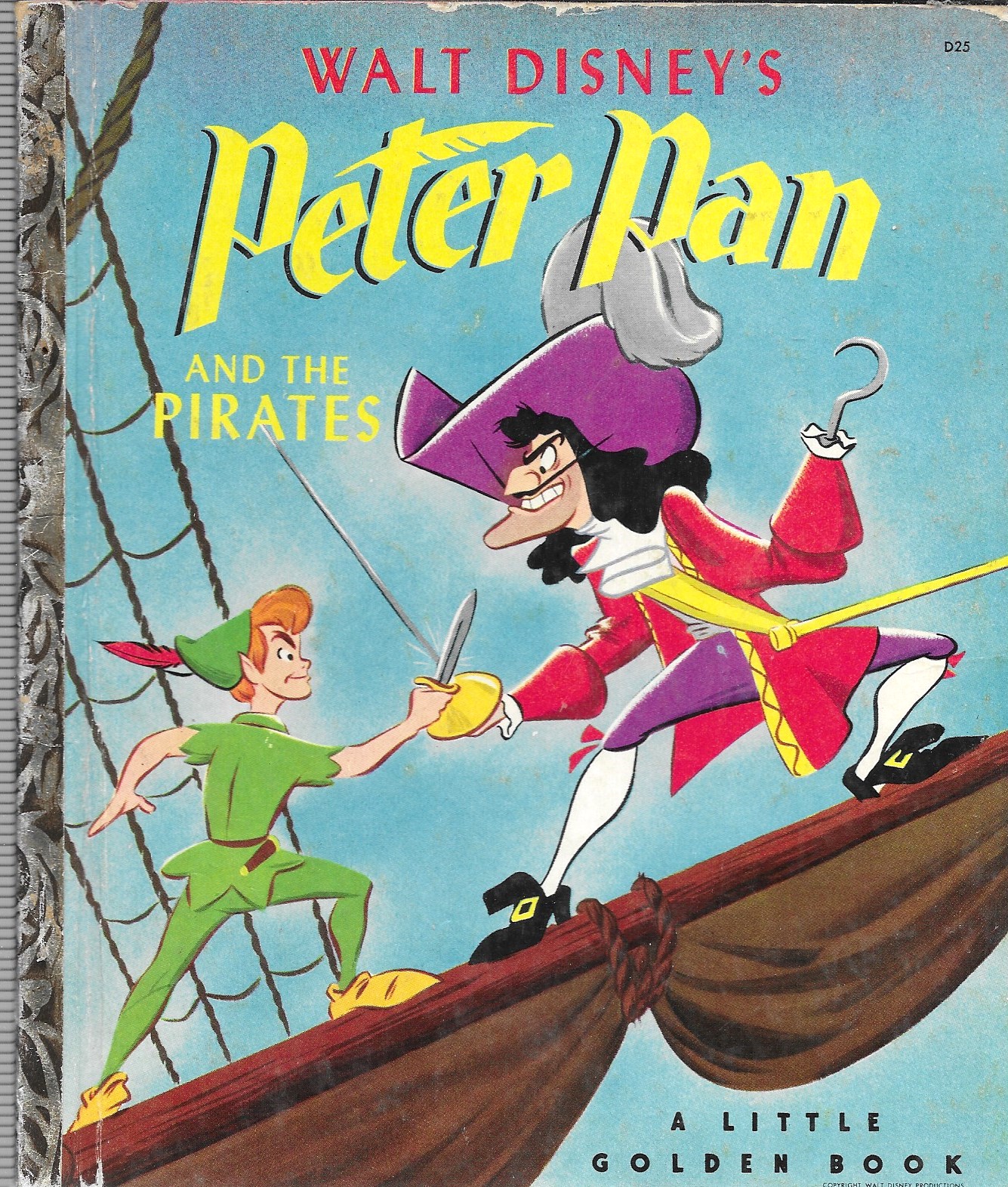 Walt Disney's Peter Pan and the Pirates (A Little Golden Book, D25) de ...