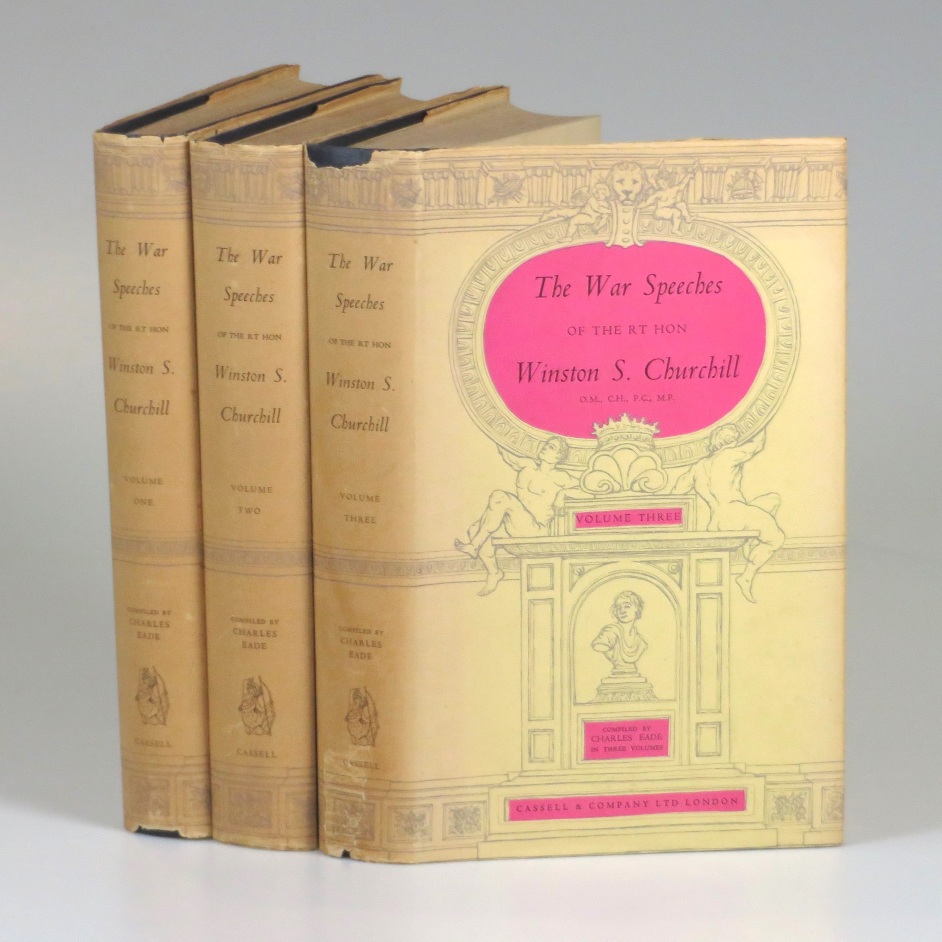 The War Speeches of the Rt. Hon. Winston S. Churchill, the three-volume ...