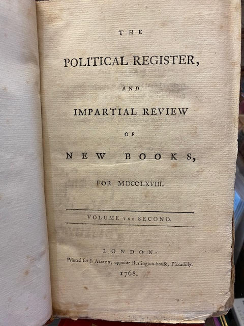 The Political Register, and Impartial Review of New Books for ...