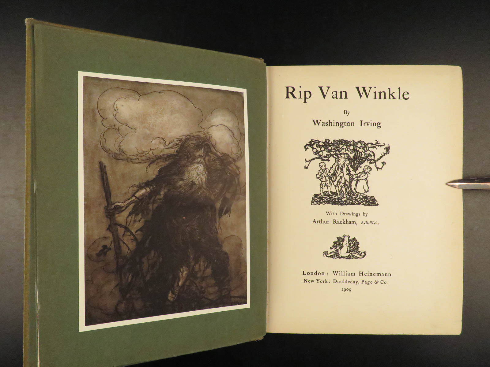 Rip Van-Winkle by IRVING, Washington: Near Fine Hardcover (1909) 1st ...